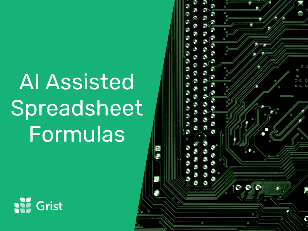 AI Formula Generation - Solving Spreadsheets' Biggest Headache