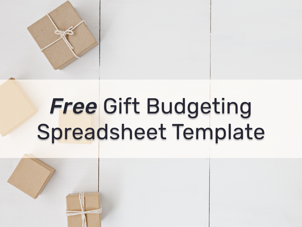Gift Spreadsheet Template for Planning and Budgeting