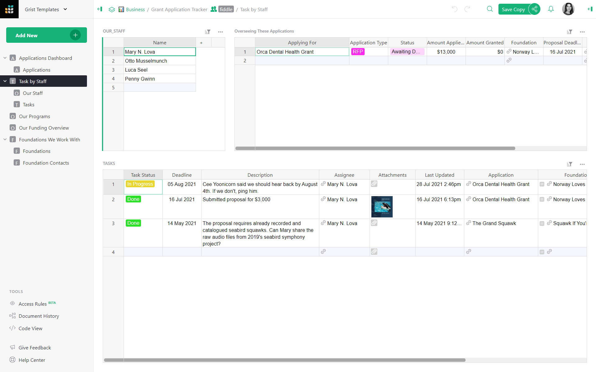 What are the differences between Grist and Airtable?