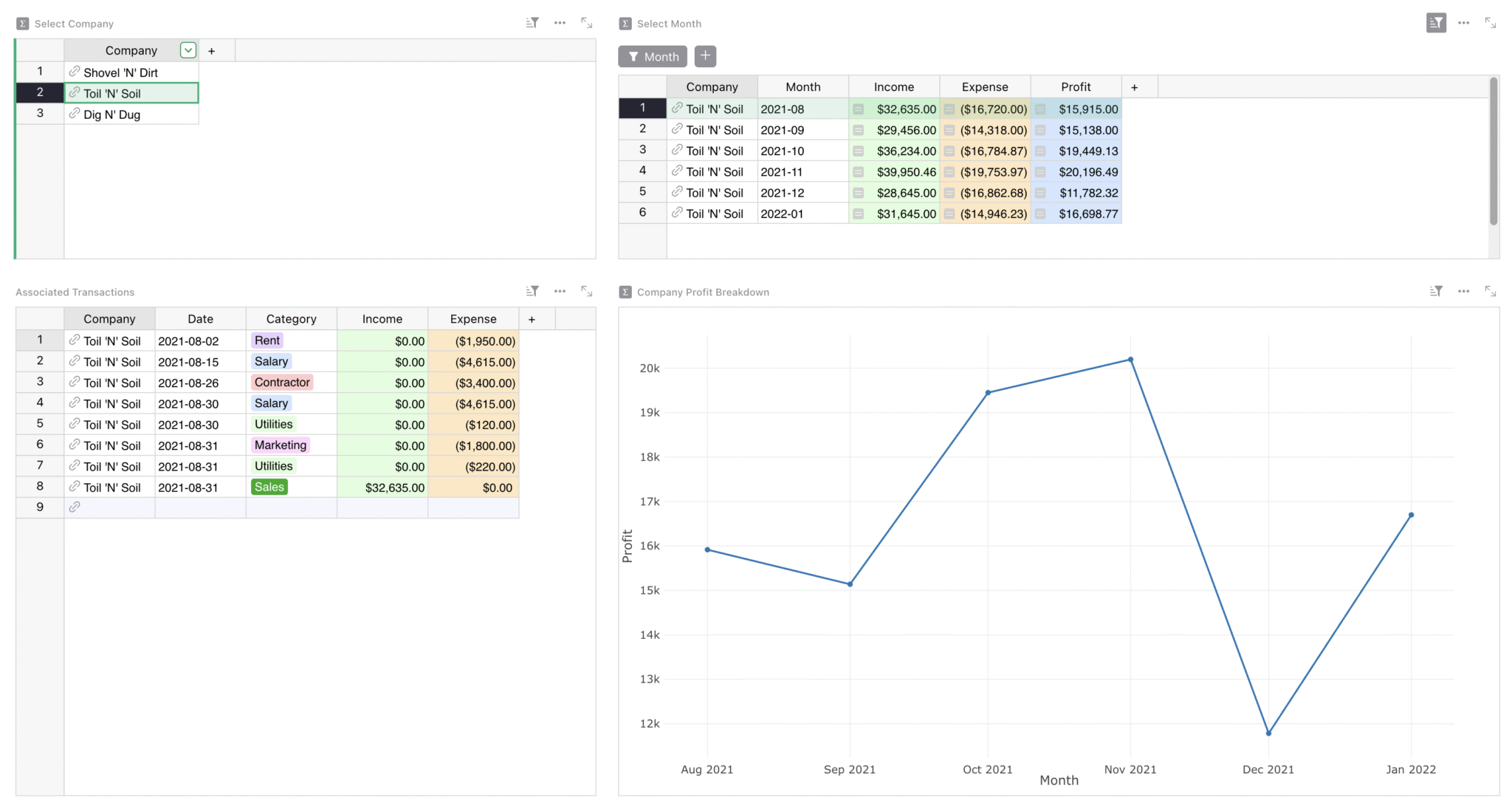 General Ledger Template (Free & Interactive) | Grist