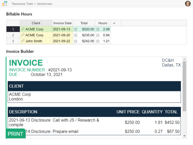 Law Firm Database & Spreadsheet Software | Grist
