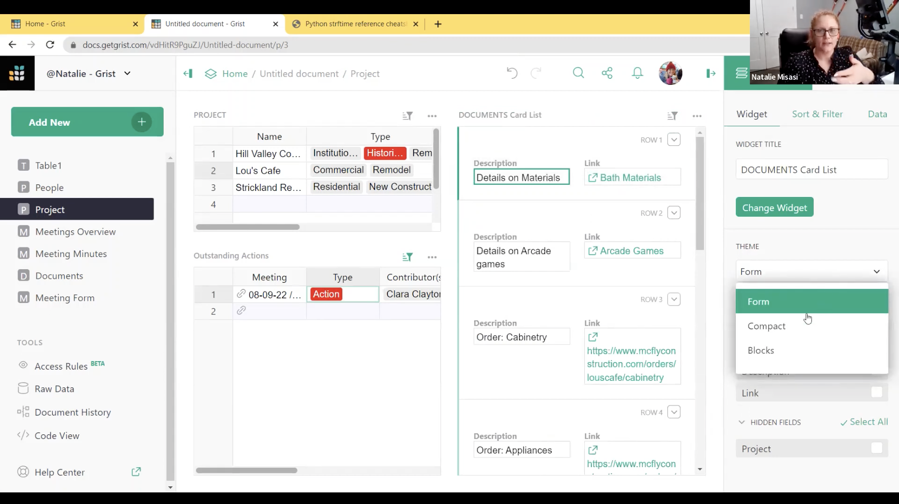 Grist Webinar - Relational Data + Reference Columns Grist Webinar - Relational Data + Reference Columns